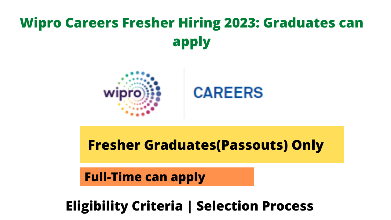 Wipro Careers Fresher Hiring 2023: Graduates can apply – Seekajob Wipro Careers Fresher Hiring 2023: Graduates can apply – Seekajob