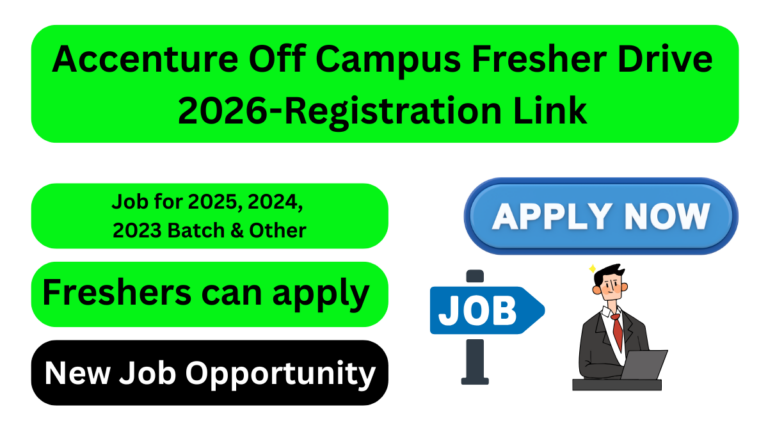 Accenture ASE Off Campus Fresher Recruitment Drive 2026-Registration ...